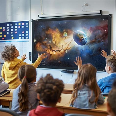 QuotInteractive Smart Classroom With IoT In Educationquot Premium AI Generated Image