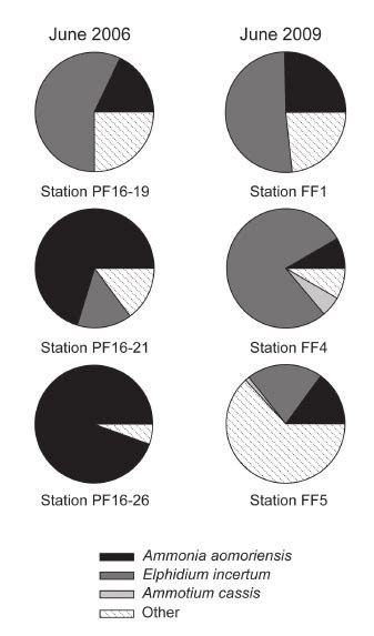Comparison Of Living Benthic Assemblages Between The Years 2006 And