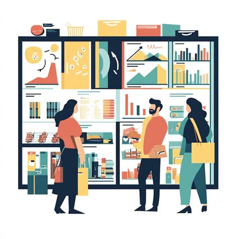 A Visual Of A Customer Analytics Report Summarizing Demographic Information And Purchasing