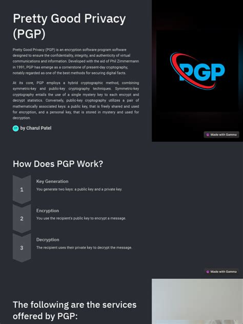 Pretty Good Privacy Pgp Pdf Public Key Cryptography Encryption