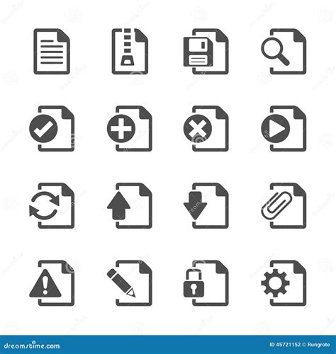 Cur File Document Icon Black And White Vector Outline Sign 340941706