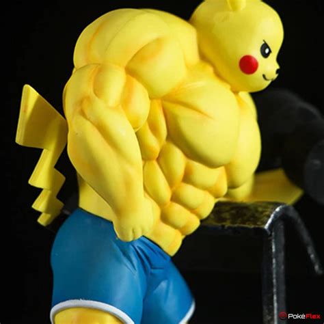Pokémon Fitness Gym Weightlifting Action Figures Pokéflex