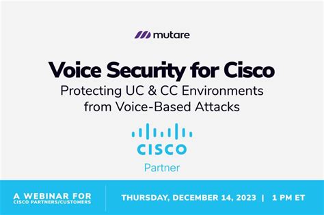 Webinar Cisco Cx Cybersecurity Vishing Socialengineering Telecommunications Dataprivacy