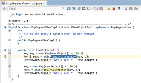 Andrej Baranovskij Blog Find In Cache By Key ADF BC API Method Usage