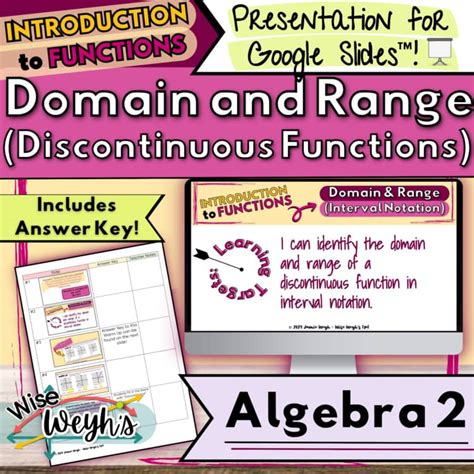 Domain And Range Of Discontinuous Functions Interval Notation