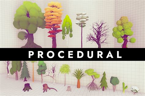 Treegen 2023 Procedural Tree Generator By Wiskered