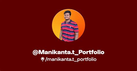Manikantatportfolio Linktree