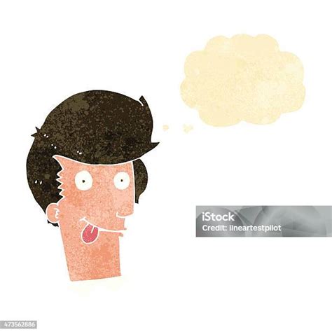 말풍선이 있고 혀를 내민 남자 만화 캐릭터 2015년에 대한 스톡 벡터 아트 및 기타 이미지 2015년 귀여운 그리기 Istock