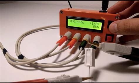 Arduino Based Milliohm Meter With LCD Display Electronics Lab Arduino Arduino Lcd