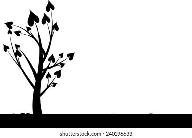 Vector Tree Background Stock Vector Royalty Free 240196627 Shutterstock