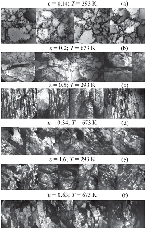 dislocation substructures of a [100] ni single crystal a b cellular