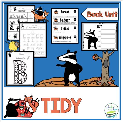 Tidy Book Unit 60 Pages ~ Book Units By Lynn
