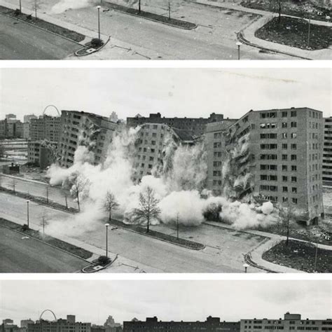 Minoru Yamasaki Public Housing Complex Pruitt Igoe St Louis