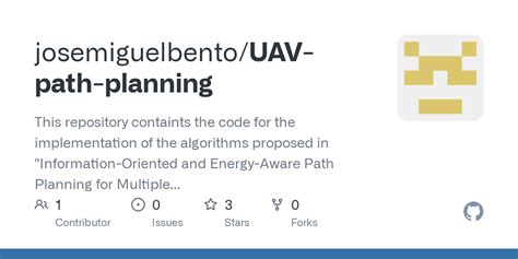 Github Josemiguelbento Uav Path Planning This Repository Containts The Code For The