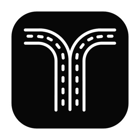 Premium Vector Split Road Vector Illustration Premium Vector Split Road Vector Illustration