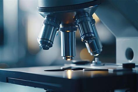 Premium Photo Automated Microscope In A Scientific Laboratory Use In