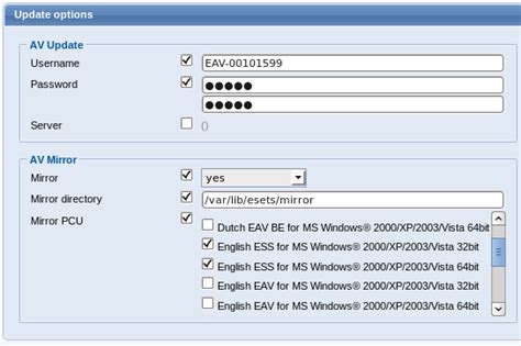 KB How Do I Create A Mirror Folder With Update Files For Windows Workstations Using ESET