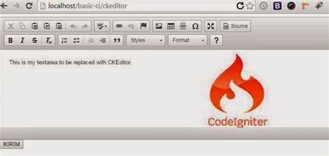 Bagaimana Cara Menggunakan Ckeditor Di Codeigniter Ilmu Komputer