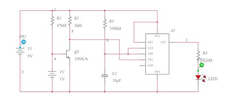 Clap Switch Using 555IC Multisim Live