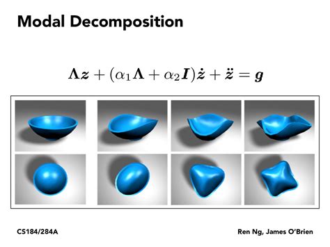 Cs184284a Lecture 211 Modal Analysis