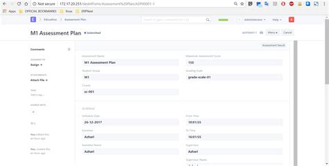 assessment result issue education frappe forum
