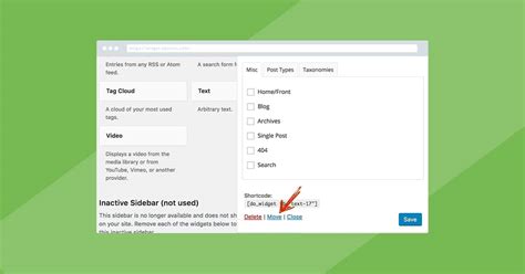 Move Wordpress Widgets Without The Old Drag And Drop Action