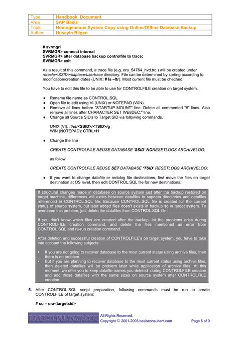 17398351 Sap System Copy Homcopyv1 Pdf Operating Systems Computer Software And Applications