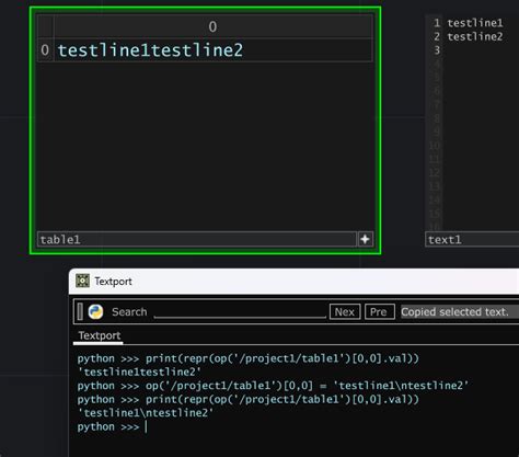Pasting Text With Newline On Table Dat Strips The Newline Wishlist And Rfes Touchdesigner Forum