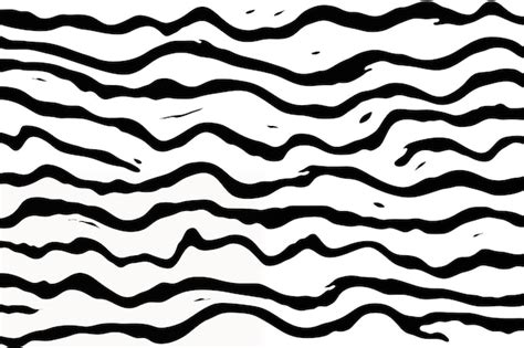 Premium Photo Abstract Black Fluid Wave Patterns On A White