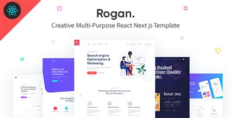 Rogan Creative Multipurpose React Next Js Template By Theme Pure