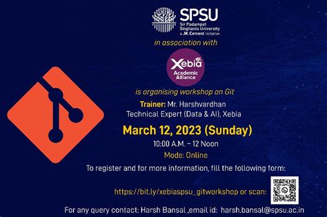 harsh bansal on linkedin git workshop xebia spsu