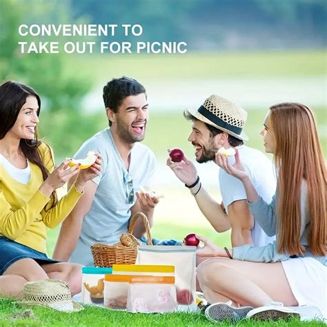 10개 재사용 가능한 Peva 식품 보관 백 Bpa 프리 누출 방지 지퍼락 밀봉 냉동고 안전 다양한 크기의 가치 팩 쉬운 식사 준비 전기 불필요 홈and주방