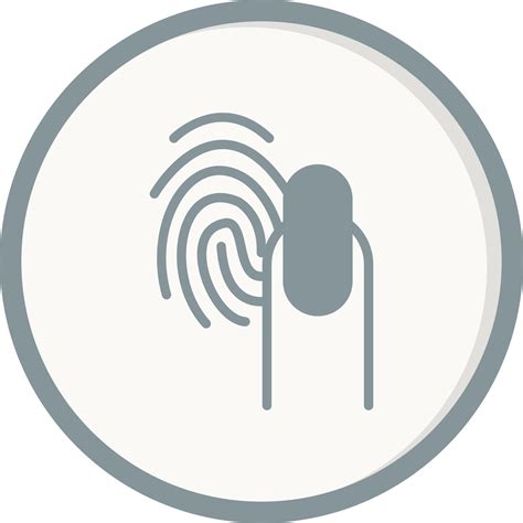 Touch Id Vector Icon 19831066 Vector Art At Vecteezy