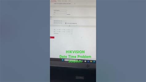 hikvision dvr date time problem solution youtube