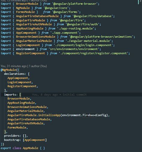 Error You Must Import Firebasedatabase Before Using Angularfiredatabase Stack Overflow