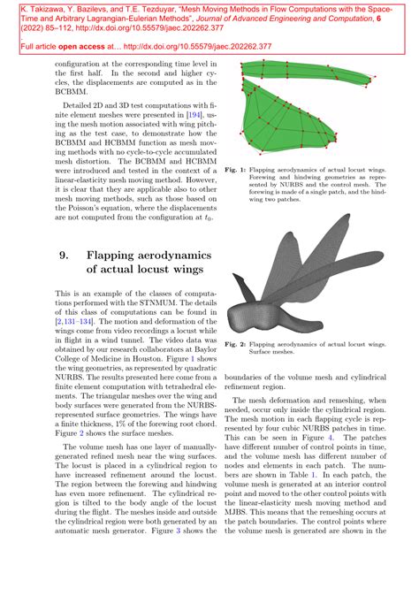 pdf mesh moving methods in flow computations with the space time and