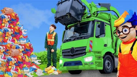 کارتون ماشین آشغالی بزرگ شهر اسباب بازی ماشین بازی بچه ها برنامه کودک تماشا