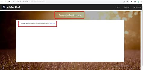 solved your account has a validation status issue adobe community