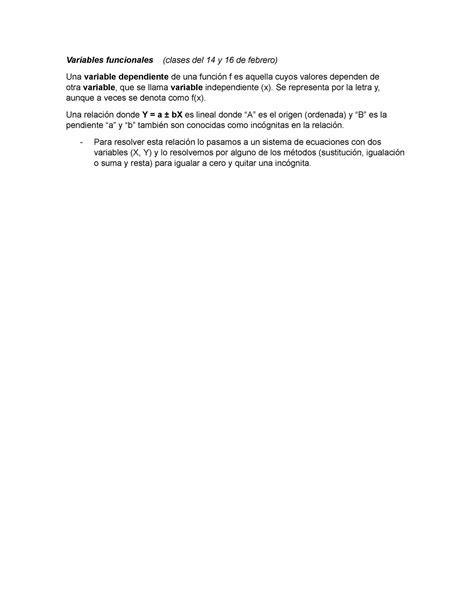 Variable Dependiente E Independiente En Matematicas La Ciencia