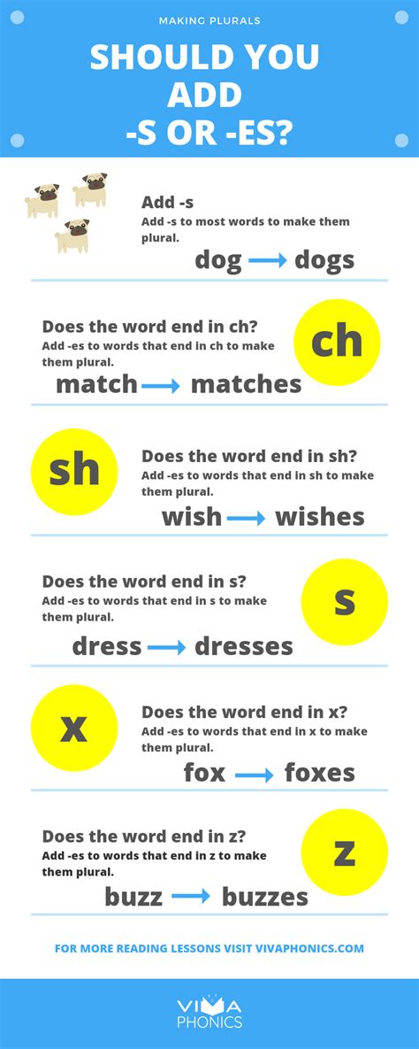 Adding S And Es To Form Plurals Teaching Teaching Reading Phonics