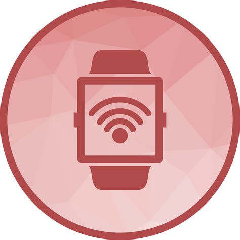 WiFi Connected Low Poly Background Icon Vector Art At Vecteezy