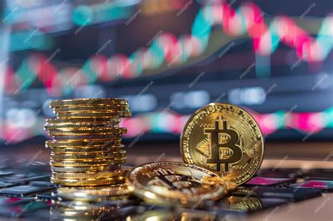 bit coin stack on analyze digital charts for customer acquisition trends premium ai generated