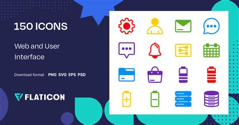 Web And User Interface Icon Pack Mixed 150 Svg Icons