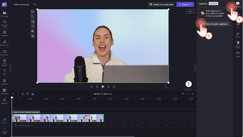 how to create a video transcript clipchamp blog