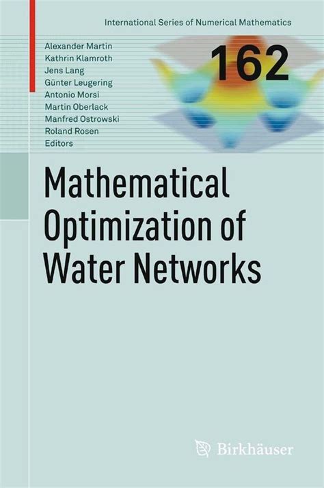 international series of numerical mathematics 162 mathematical