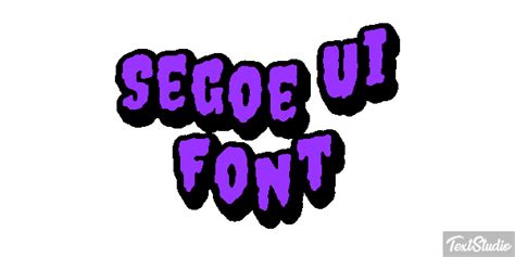 Segoe Ui Font Font Animated  Logo Designs