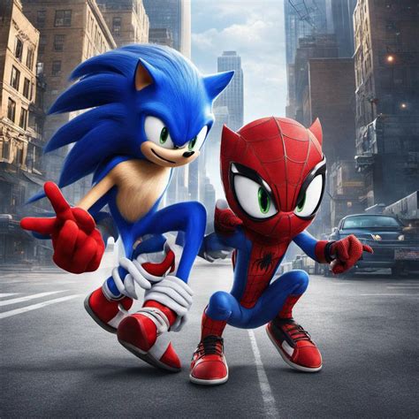 Dreamup Creation Sonic With Spider Man By Teamashartist On Deviantart