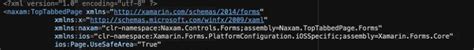 support for safearea · issue 24 · naxam toptabbedpage xamarin forms