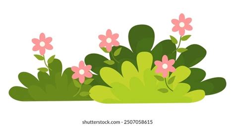 Grass Collection Grass Vector Illustrations Flat Stock Vector Royalty