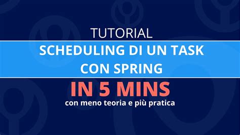 Tutorial Spring Task Scheduler In 5 Mins Youtube